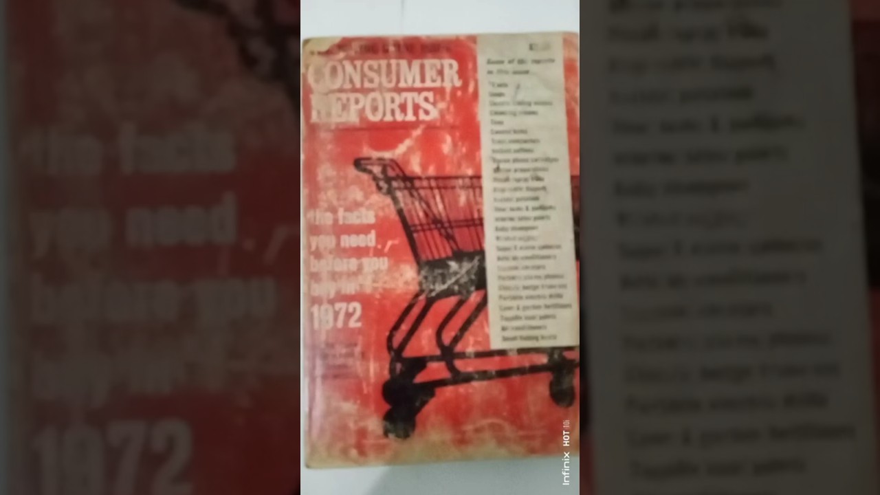 CONSUMER REPORTS  BUYING GUIDE 1972