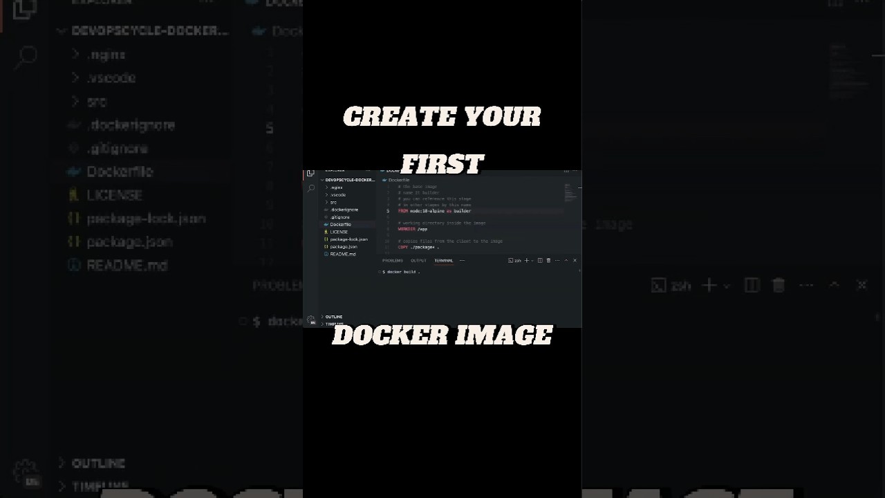 How to create your first Docker Image! #docker #devops #technology #coding