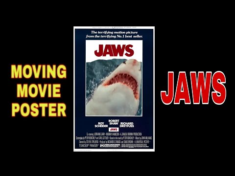 JAWS - Moving Movie Poster
