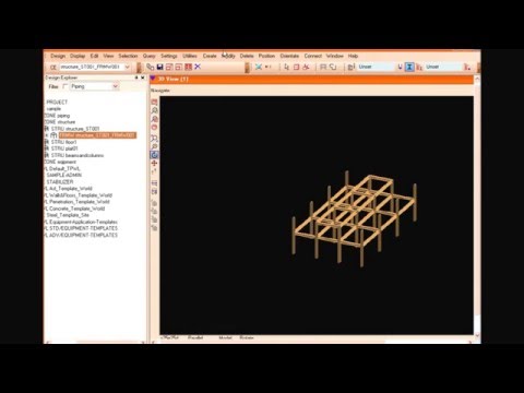 PDMS Video – Structural Modelling 4 | PDMS Macro