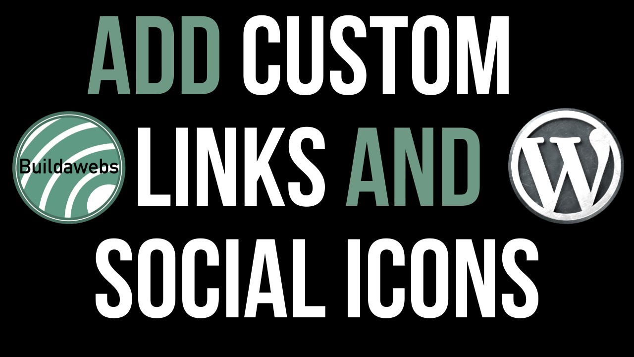 Add Custom Links To WordPress Tutorial For Beginners | Buildawebs
