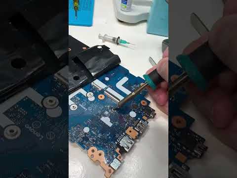 Fixing a Faulty Laptop Motherboard – No Power? No Problem! #motherboardrepair #laptoprepair