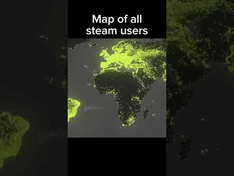 Map of all steam users