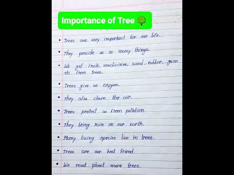 10 Lines On Importance Of Trees | Essay On Importance Of Tree | Importance Of Trees Essay In English
