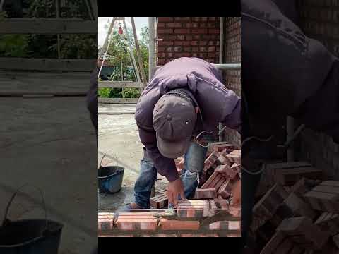 building house walls using many different methods | modern house building, #construction, #build