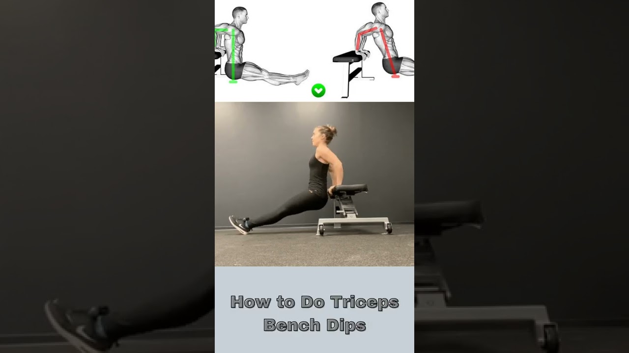 How to Do Triceps Bench Dips