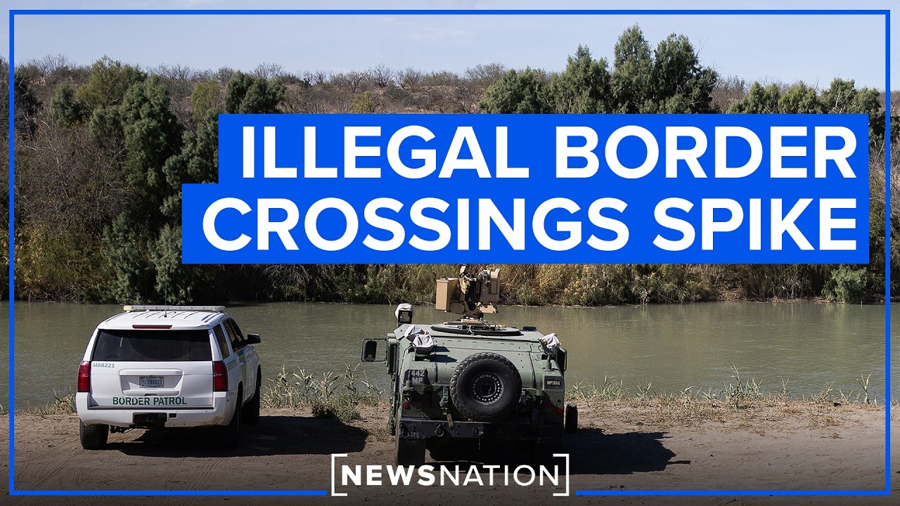 Illegal migrant border crossings spike in Texas | NewsNation Live