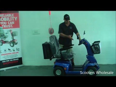 Shoprider Endeavour mobility scooter demonstration
