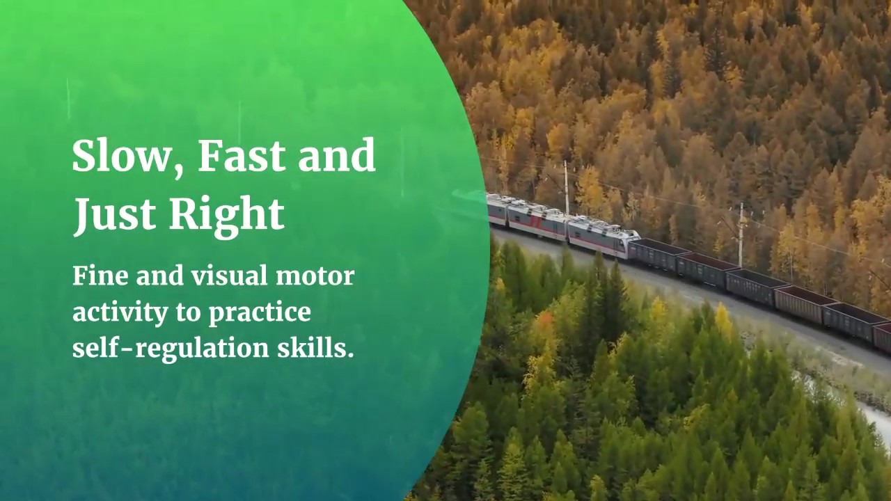 Train Self Regulation Activity with Free Printable