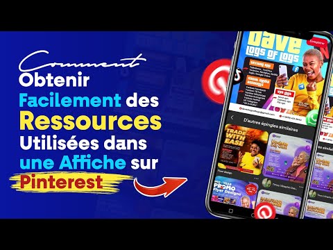 PINTEREST: COMMENT TROUVER FACILEMENT DES RESSOURCES UTILISÉES DANS UNE AFFICHE