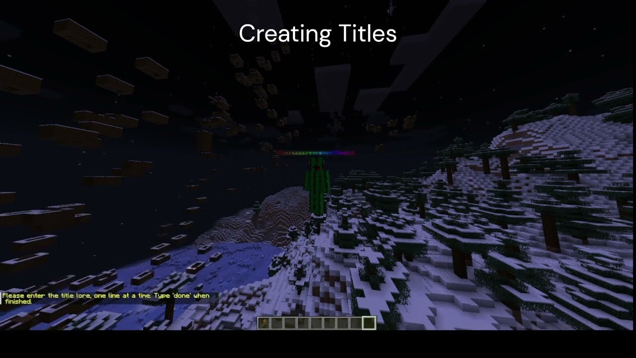 How to use PlayerTitles plugin