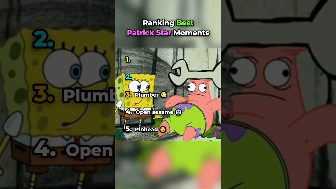 Ranking Best Patrick Star Moments 😂