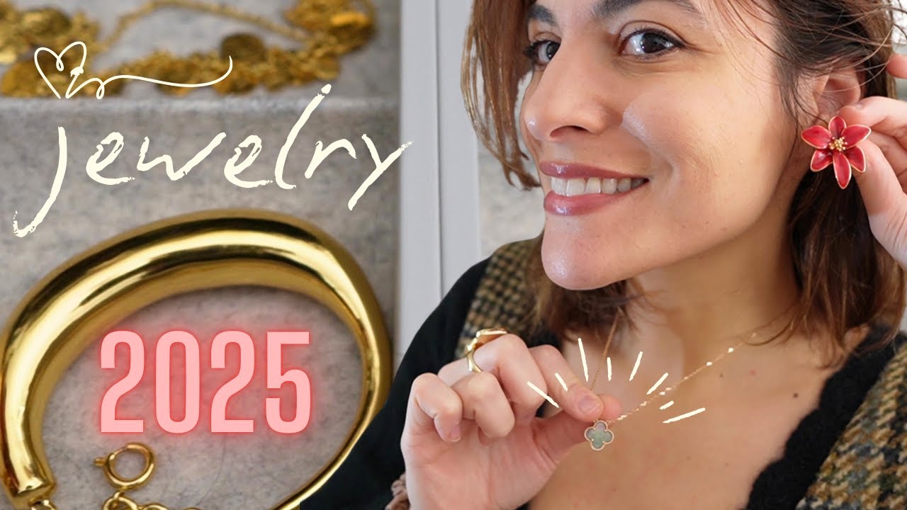 jewelry trends 2025  - my entire jewelry collection & most worn pieces - Jewelry declutter