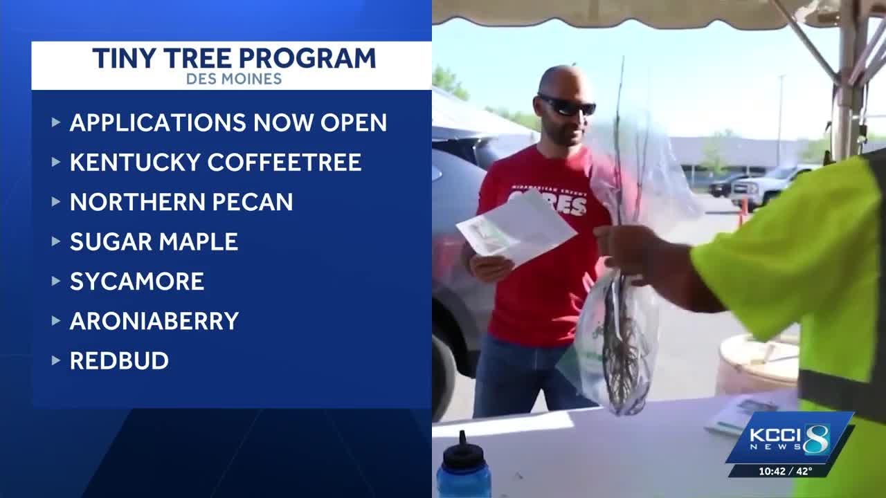 Des Moines' Tiny Trees Giveaway Program deadline approaches