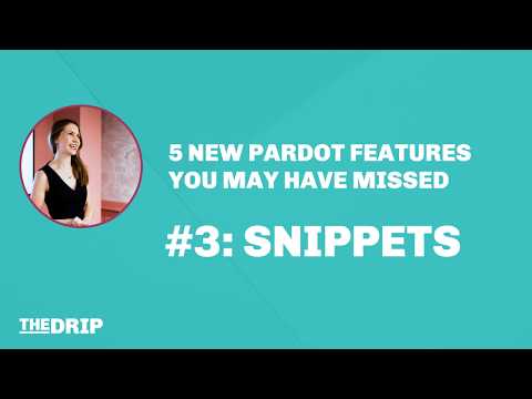 #3 Snippets (5 Pardot Features You May Have Missed)