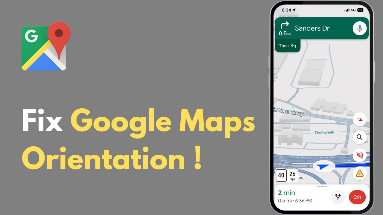 How To Fix Google Maps Orientation Issues (2025)