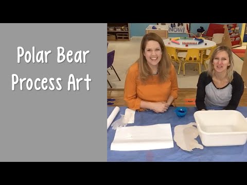 Polar Bear Process Art