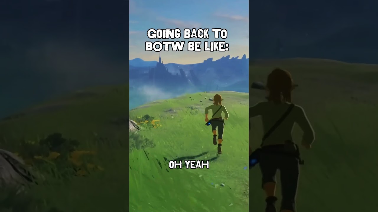 From TOTK back to BOTW! #zelda #botw #totk #thelegendofzeldatearsofthekingdom