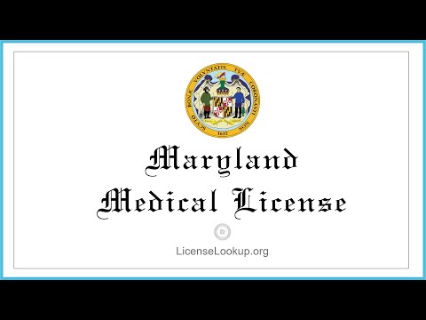 Maryland Medical License - What You need to get started #license #Maryland