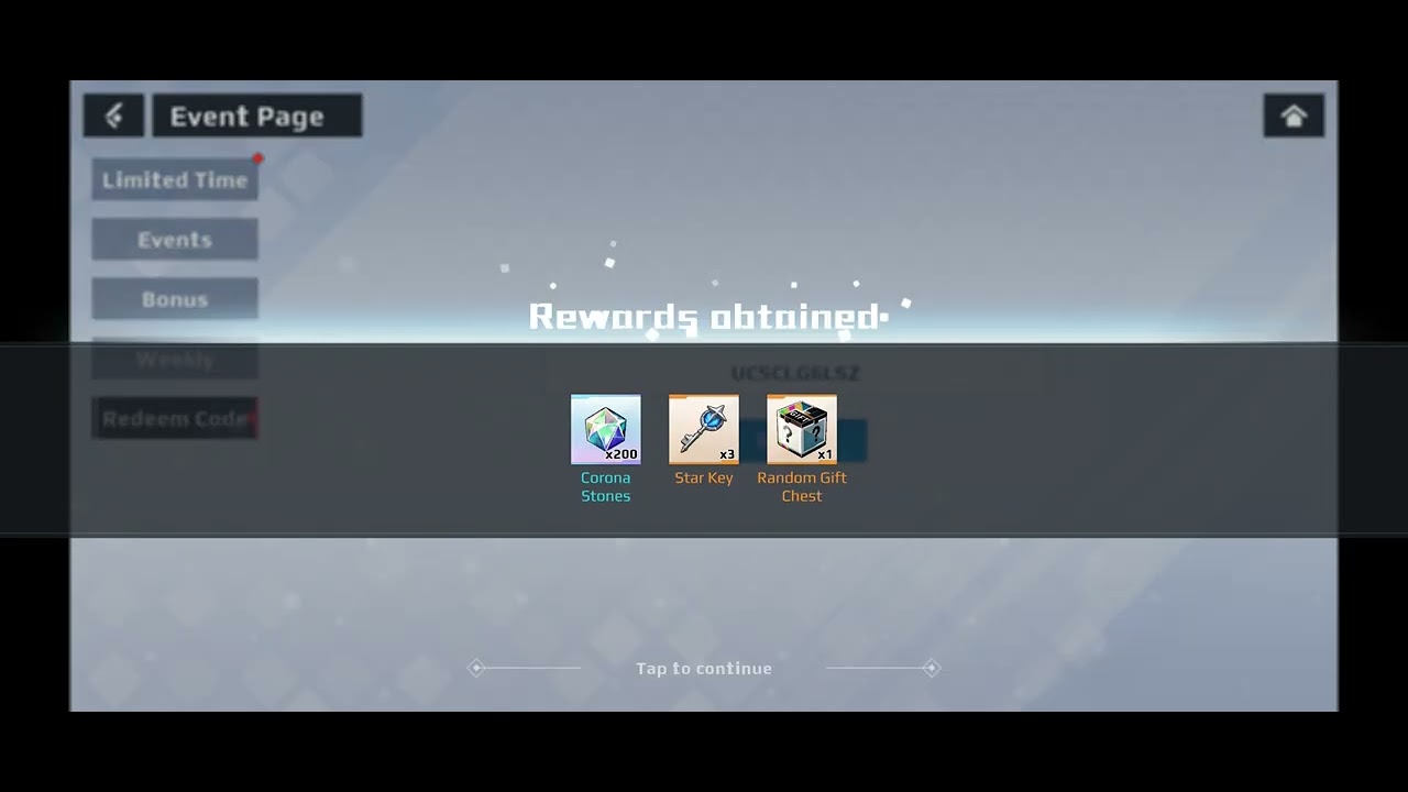 Aeons Echo. New code for gems and keys.