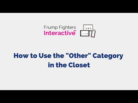 How to Use the Other Category in the Closet