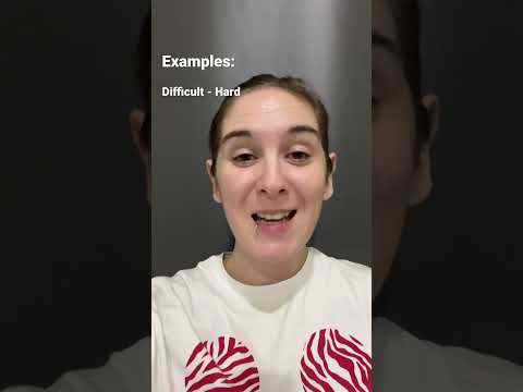 Fast English Tips: What is a Synonym?