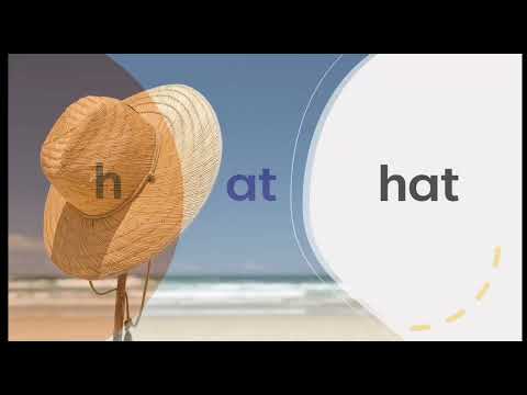 3 letter words ending in -at Preschool Kindergarten and 1st grade