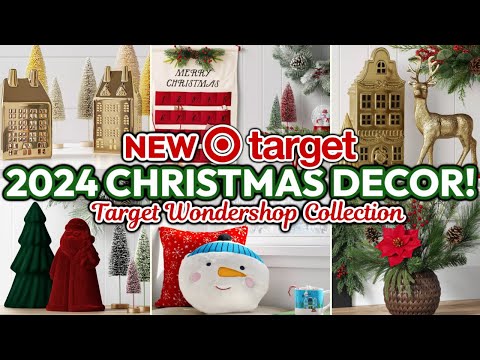NEW 2024 TARGET CHRISTMAS DECOR 🎄🎅🏻 *DO NOT WAIT* | Target Christmas Decorations + Decorating Ideas