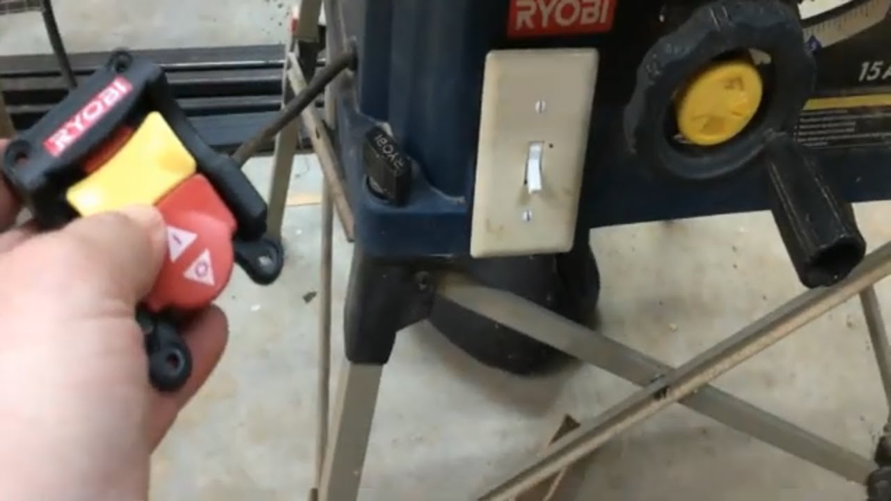⚠️ THIS IS NOT NORMAL☢️SAFETY SWITCH REPLACEMENT ON RYOBI TABLE SAW 🚸