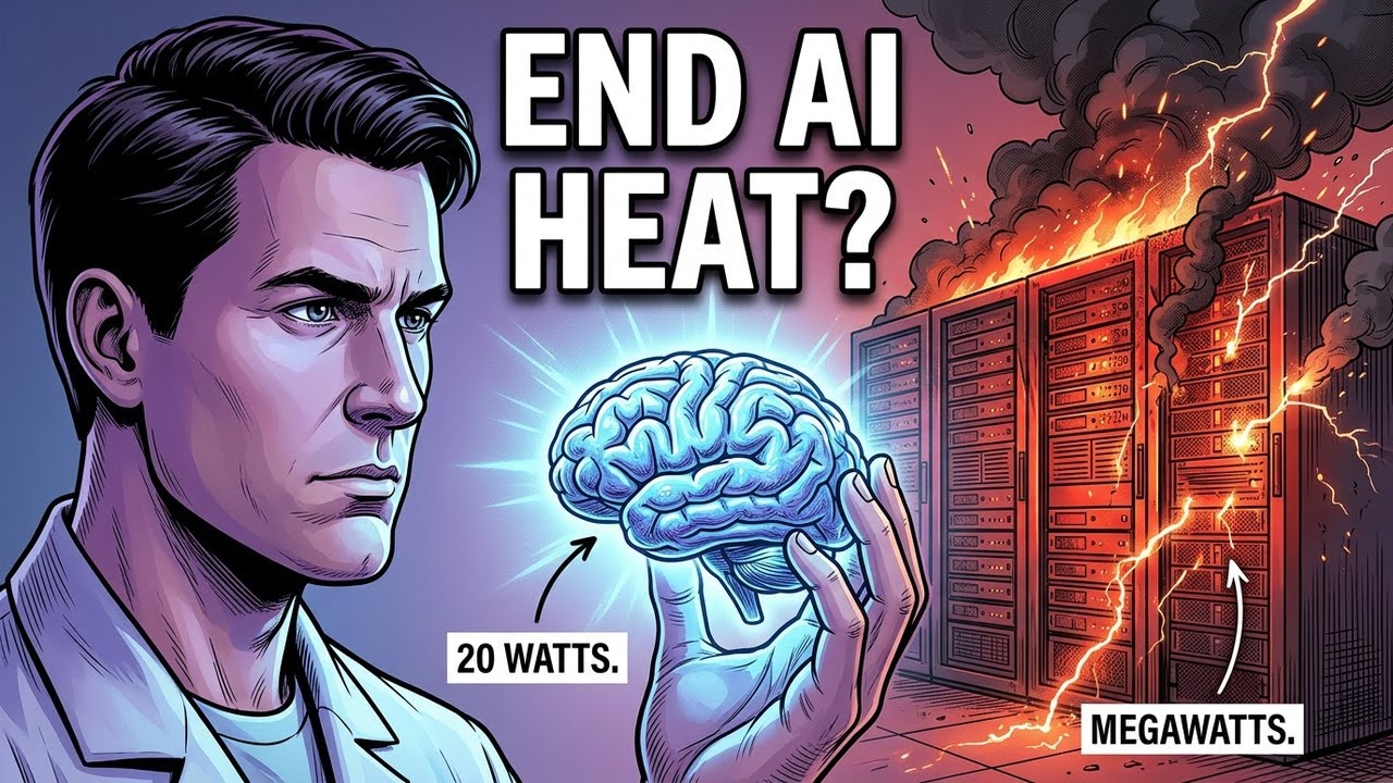 Your Brain Uses 20 Watts. AI Uses Megawatts. Here's Why