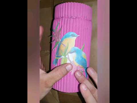 MANUALIDADES FACILES CON CARTON RECICLADO #shorts #diy