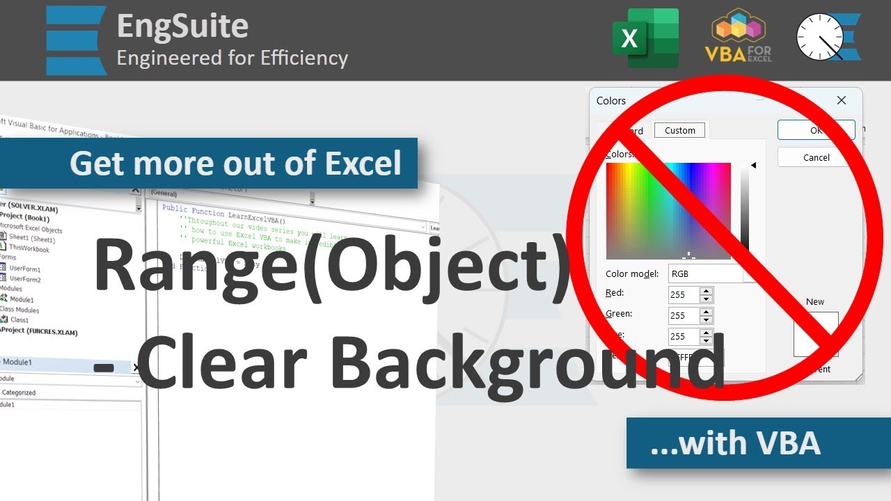 Clear Cell Interior(Background) Color - Excel VBA