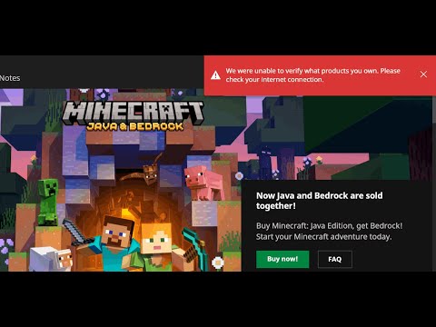 Fix Minecraft Launcher Error We Were Unable To Verify What Products You Own On Windows 10/11