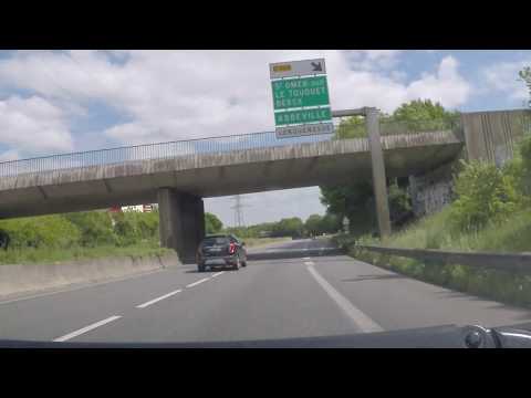 France by Road - D942 St Omer Bypass north to south