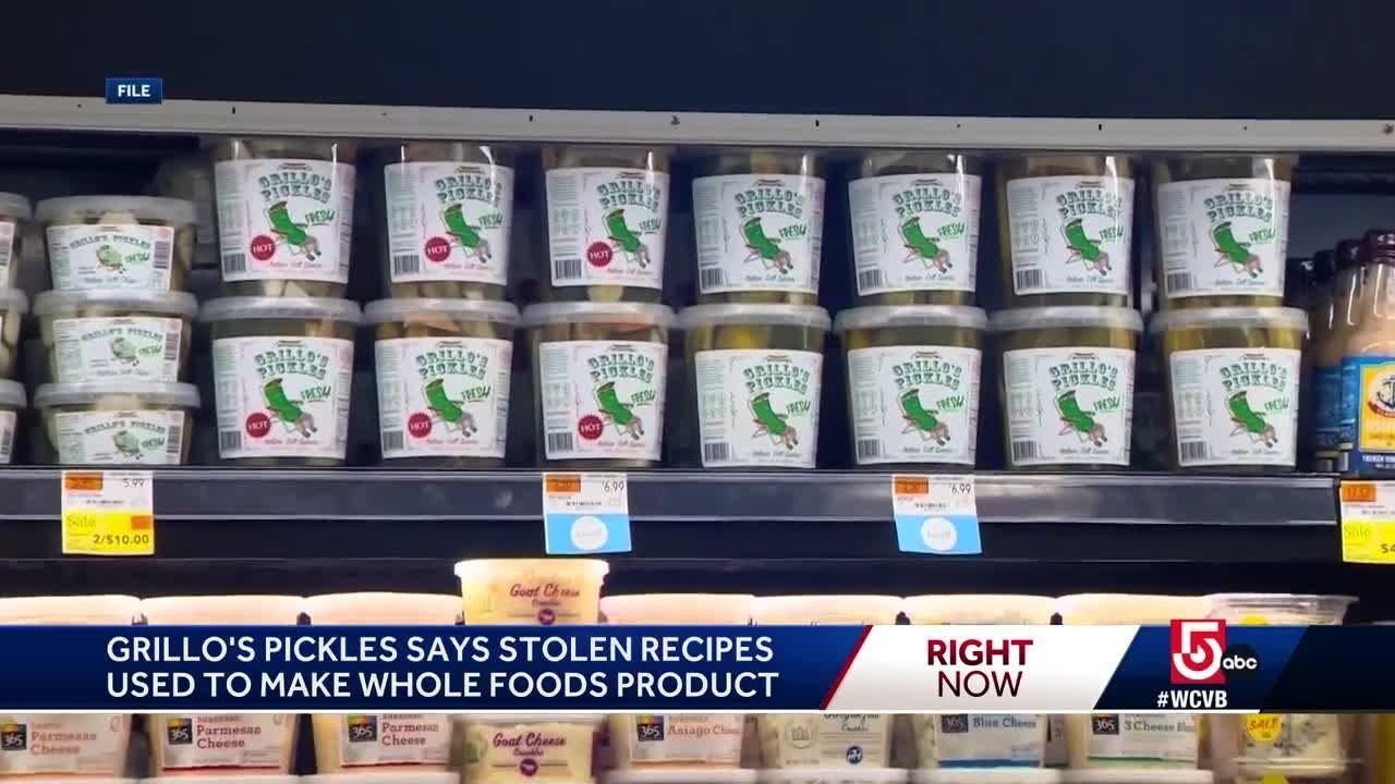 Grillo's Pickles says stolen recipes used to make Whole Foods product
