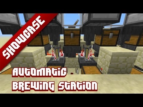 Fully automated brewing station Minecraft Map