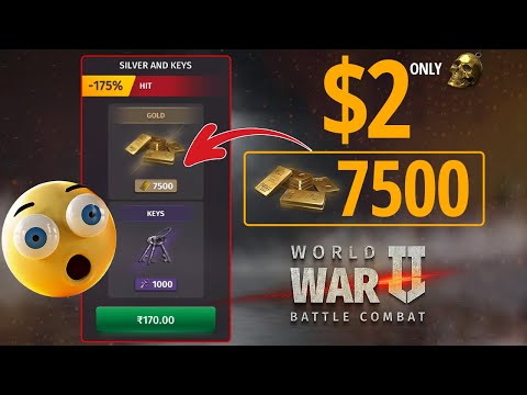 [BEST OFFER] World War 2 Battle Combat 7000 Gold Purchased
