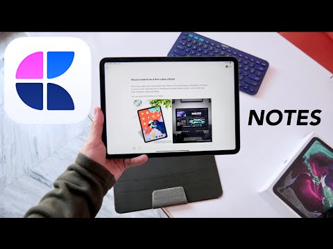 the BEST looking NOTES app for iPad Pro (No Pencil)