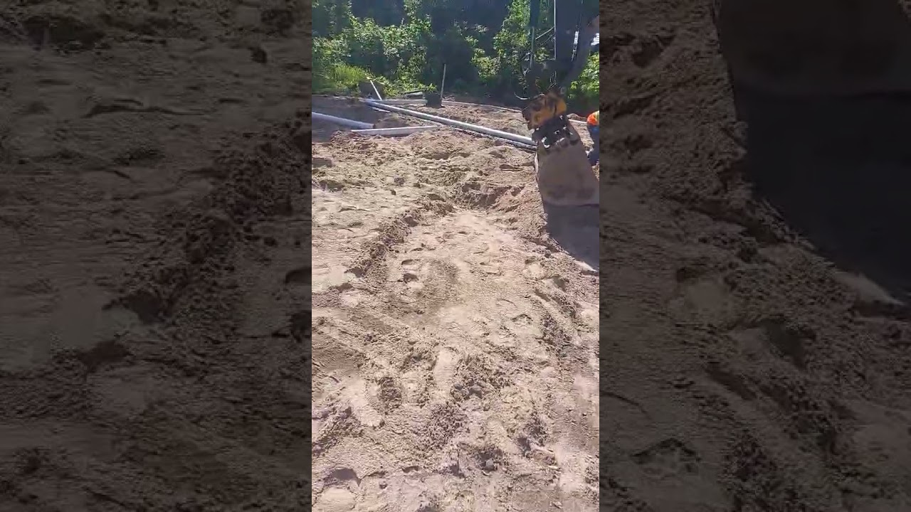 Log Home Build - Installing the septic system - Part 1