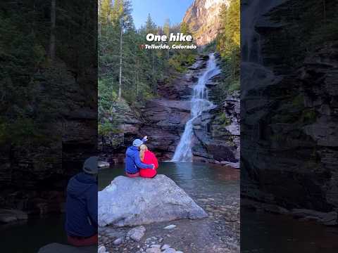 Meet Bridal Veil Falls in Telluride, Colorado!🥾 #bucketlist #travel
