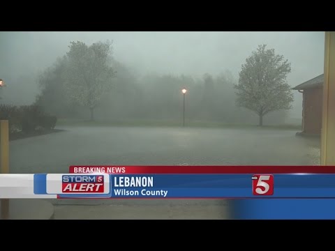 Strong, Severe Storms Moving Across Middle Tennessee