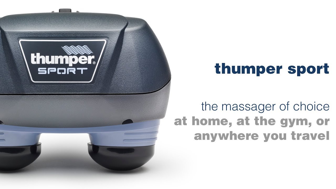 Thumper Massager - Thumper Sport | Reach all muscle groups with the long handle