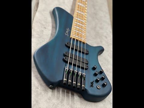 Headless bass bridge 5 strings with individual base for | Reverb