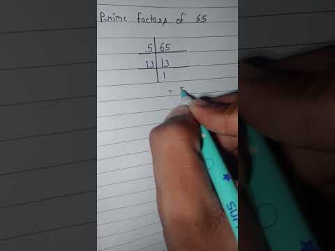 prime factors of 65