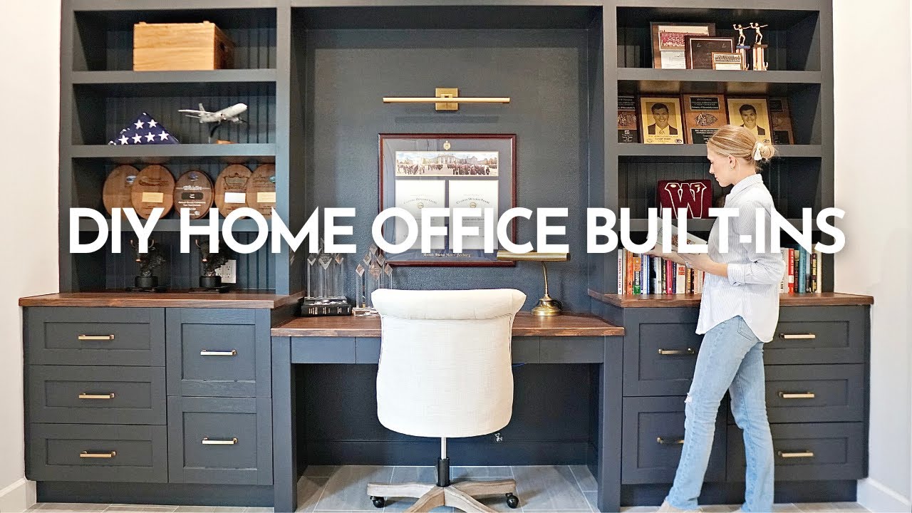 DIY Home Office Built-ins [part 2]