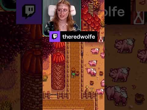 Truffle bombed by my pig ????| TheRedWolfe on #Twitch