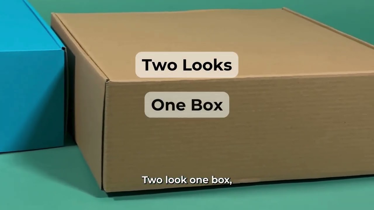 Reversible Matte Colored Corrugated Mailing Boxes (Item # 129852)