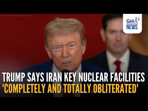 Trump addresses the nation after U.S. strikes on Iran | GMA Integrated News