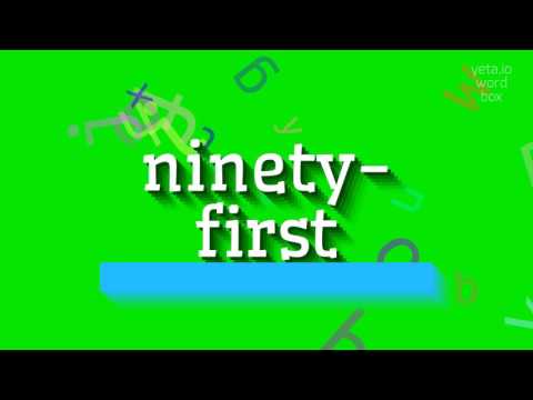 How to say "ninety-first"! (High Quality Voices)