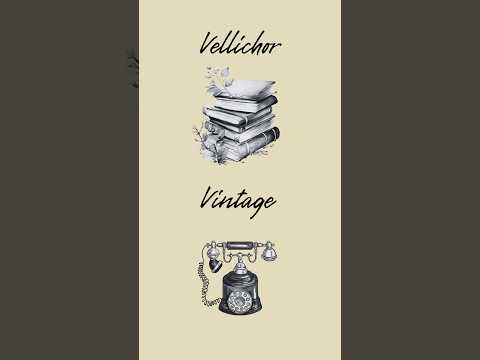 Guess the right word, vellichor or vintage..